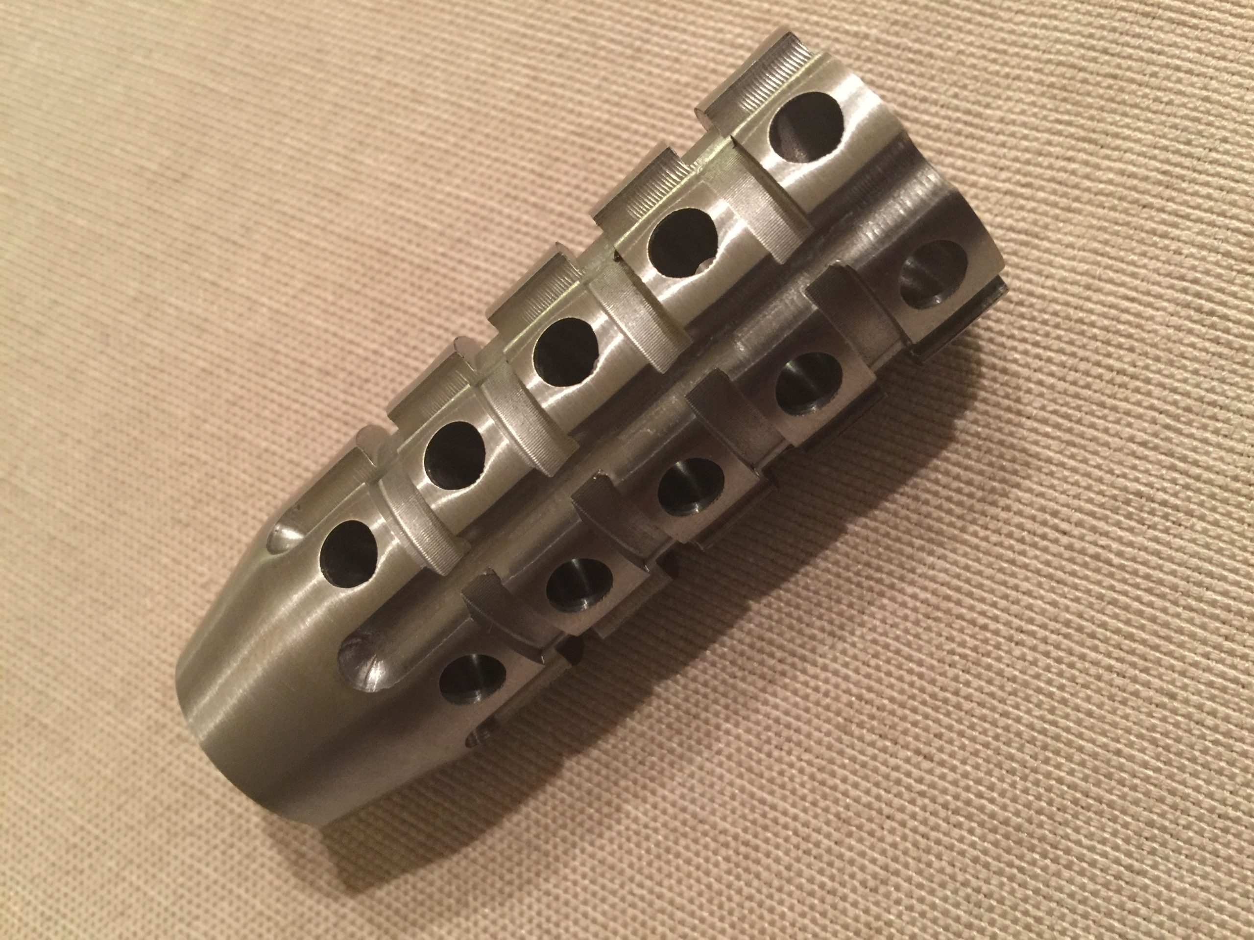 30 Cal Pineapple Muzzle Brake - JMS Tactical - Burton, TX